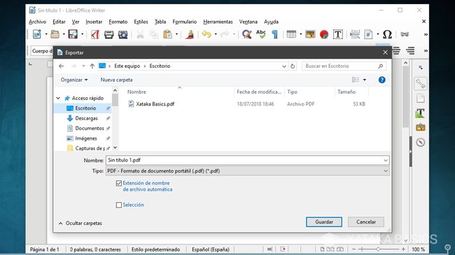 Texto a PDF: cómo convertir un documento Word a PDF