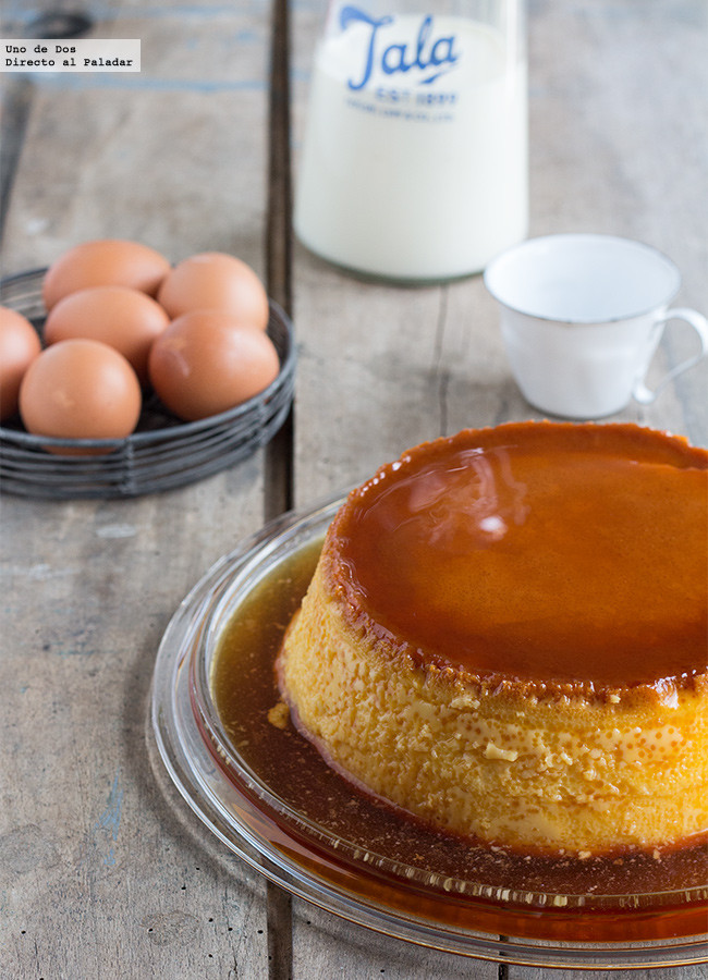 Flan de huevo en cazuela: receta de cocina fácil, sencilla y deliciosa