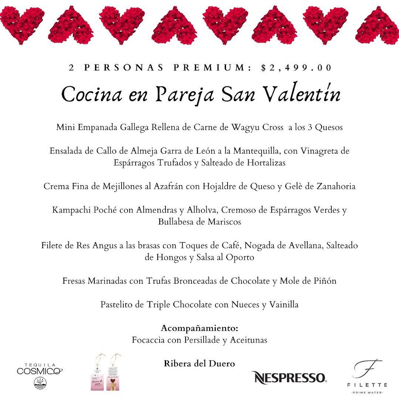 Menú especial de San Valentín para comer en casa el Día del Amor y la ...