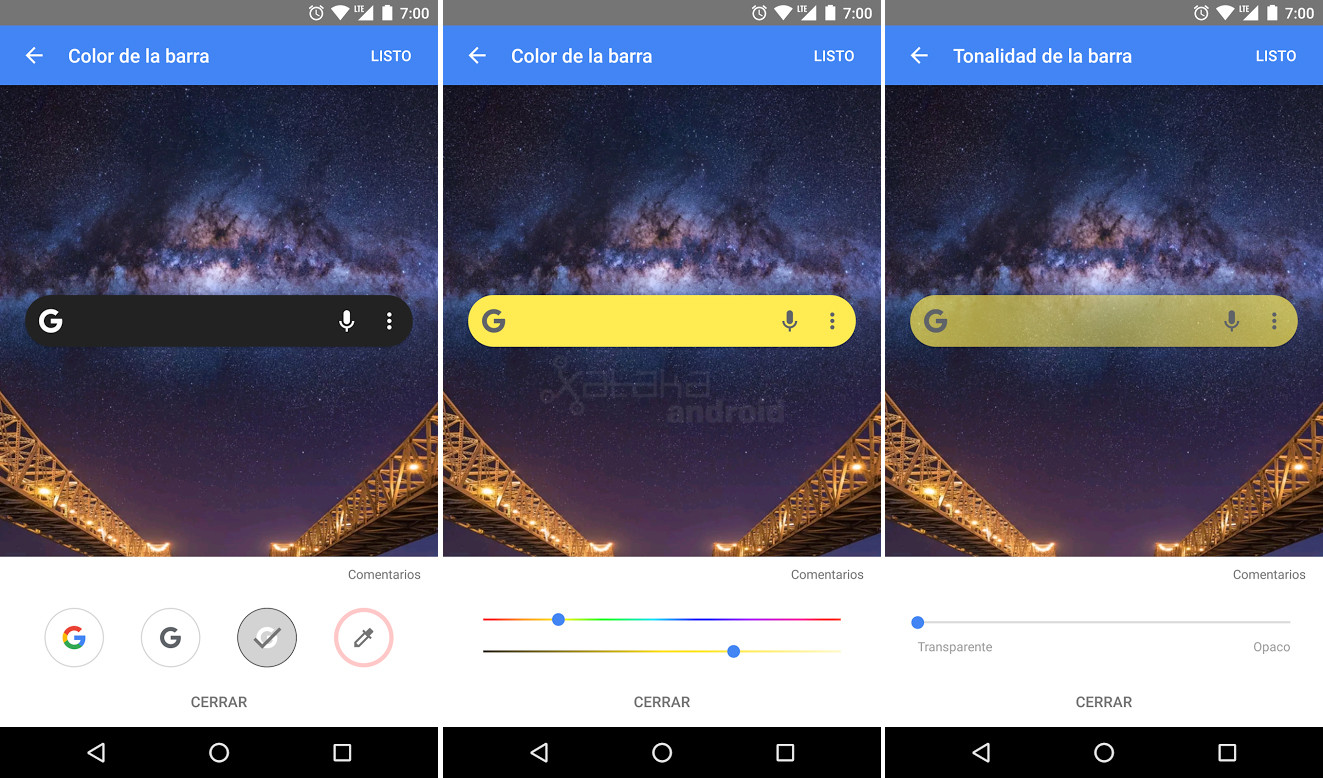 Cómo personalizar la barra de búsqueda de Google de tu móvil Android