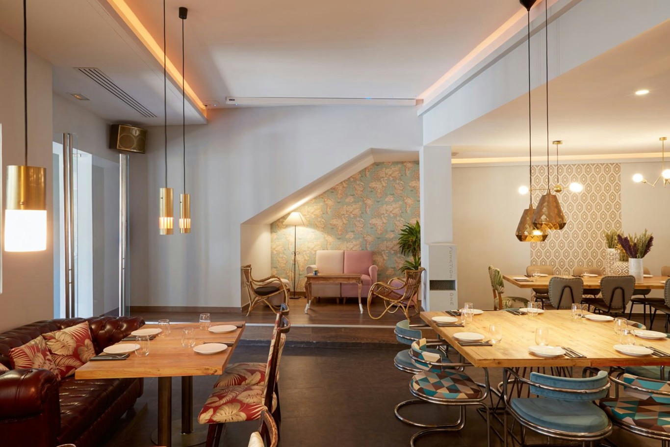 Matt, un restaurante con los textiles como protagonistas