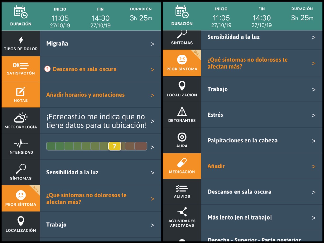 Migraine Buddy: una app para tu móvil que te ayuda a llevar un control ...