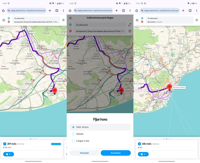 Olvidaba que para usar Waze no hacía falta app. Tiene mapas en el ...