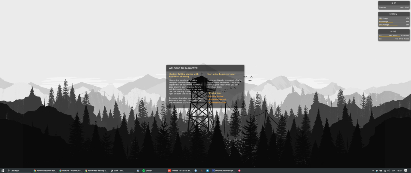 Cómo instalar y configurar Rainmeter para darle un toque de ...