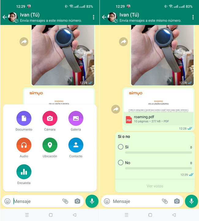 WhatsApp como app de notas: todos los trucos para sacarle todo el provecho