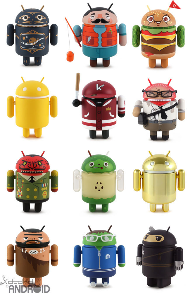 Así son las nuevas figuras Android Mini Collectible Series 04. A la ...