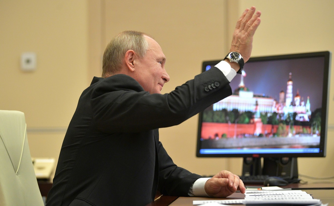 El presidente ruso Vladimir Putin sigue utilizando Windows XP, con ...