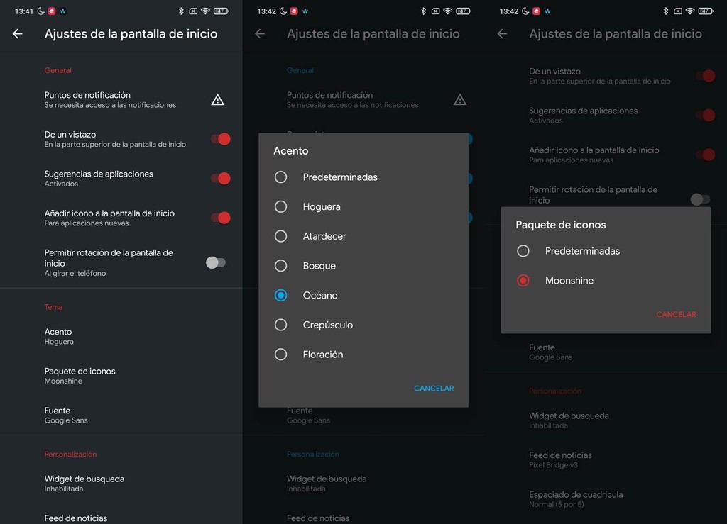 Shade Launcher, una interfaz minimalista para tu móvil con el estilo de Android Q