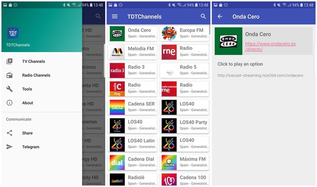 TDT Channels: cómo ver los canales de televisión de la TDT en el móvil