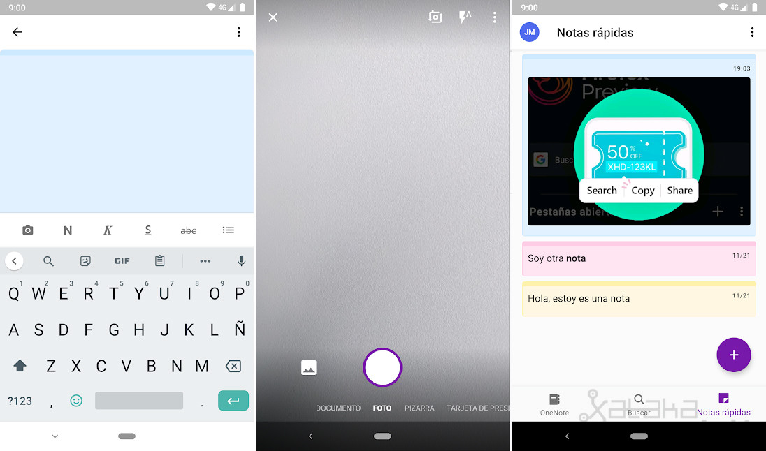 Microsoft OneNote para Android estrena nuevo icono, imágenes en Sticky ...