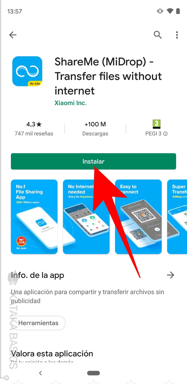 Cómo usar ShareMe (MiDrop) para conectar tu móvil y tu PC e ...