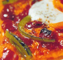 Pizza de frijoles