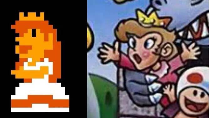Super Mario Bros: este es el diseño original de la Princesa Peach que ...