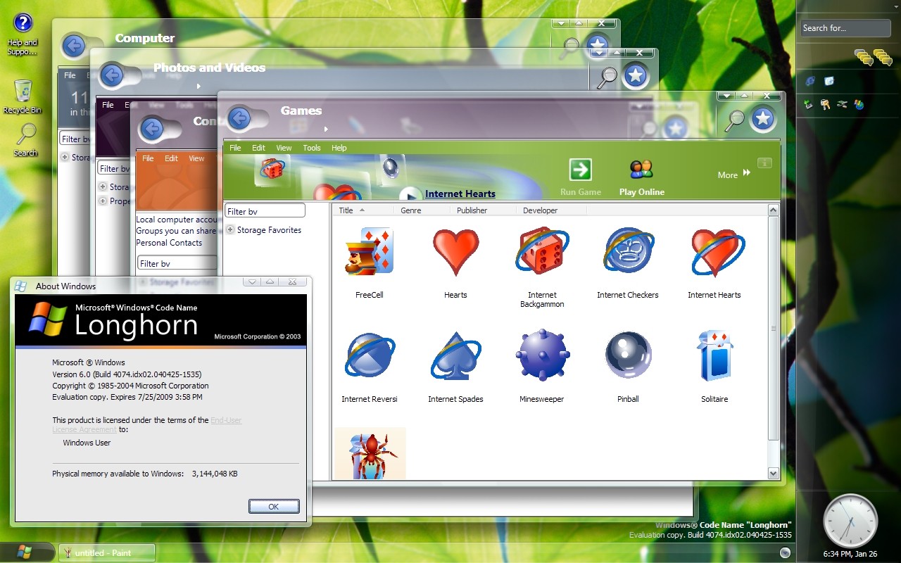 Así era Longhorn, la ambiciosa versión previa de Windows Vista que ...