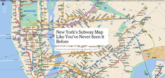 Este mapa interactivo te muestra la historia del plano del Metro de ...