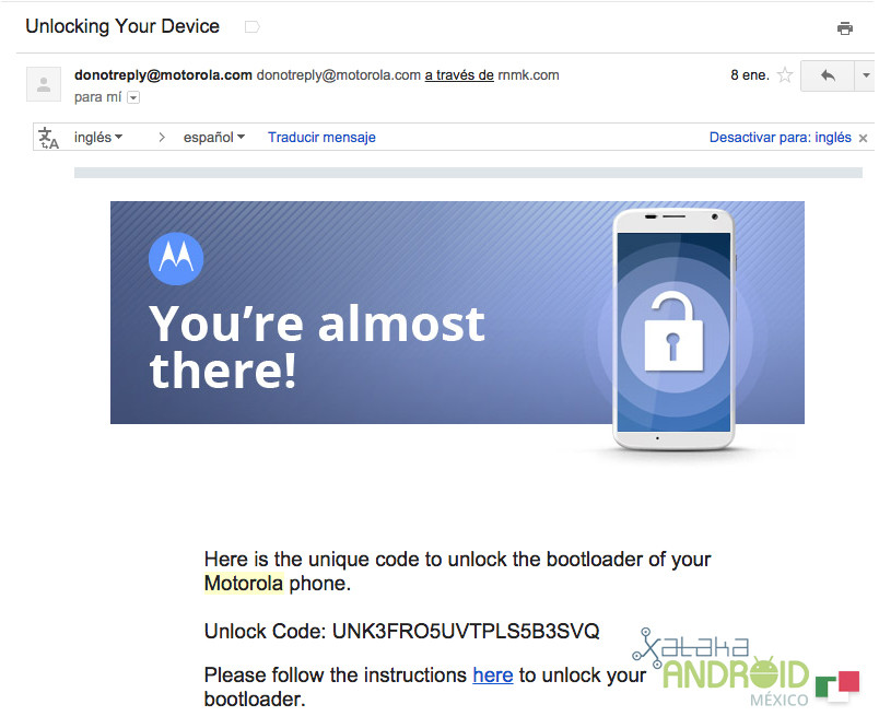 Liberar el bootloader de los Motorola "Moto"