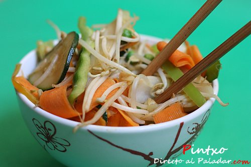 Chop Suey de verduras. Receta