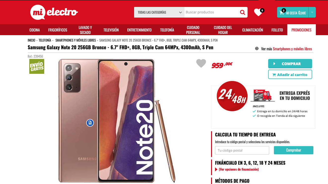 Samsung Galaxy Note 20 y Note 20 Ultra: dónde comprar más barato y al ...