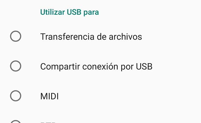Qué son las opciones USB que ofrece el móvil al conectarlo a un PC: MTP ...