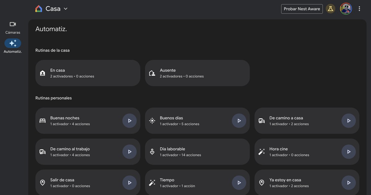 La web de Google Home se actualiza: así puedes controlar bombillas y ...