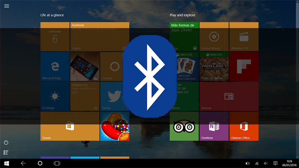 Conectando dispositivos por Bluetooth con Windows 10