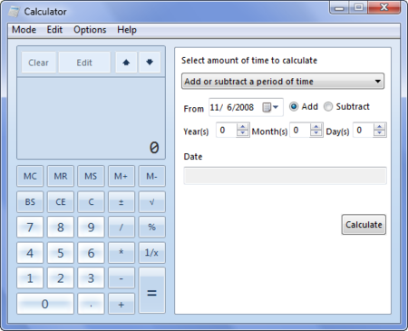 Mejoras en la calculadora de Windows 7