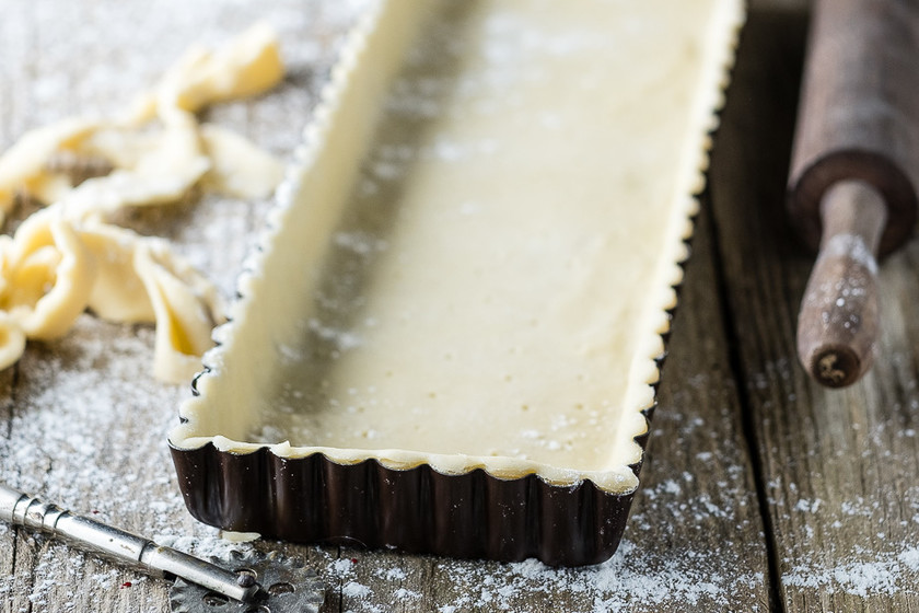 Masa o pasta brisa neutra. Receta de cocina fácil, sencilla y deliciosa