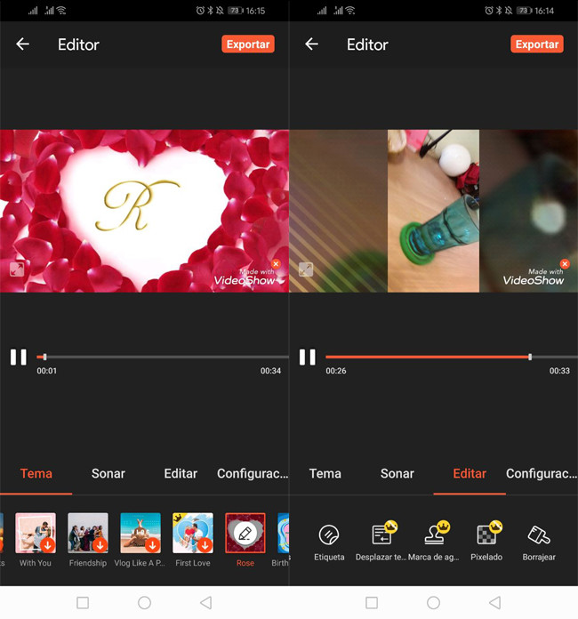 11 apps gratuitas para editar vídeos en Android
