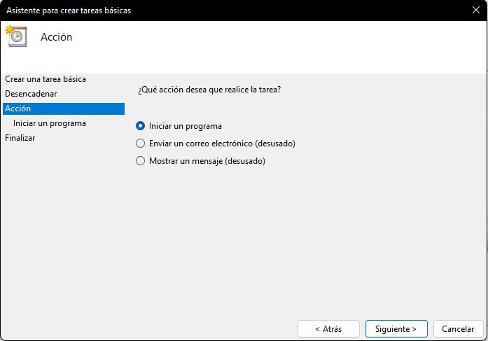 Cómo ejecutar un programa al iniciar Windows 11