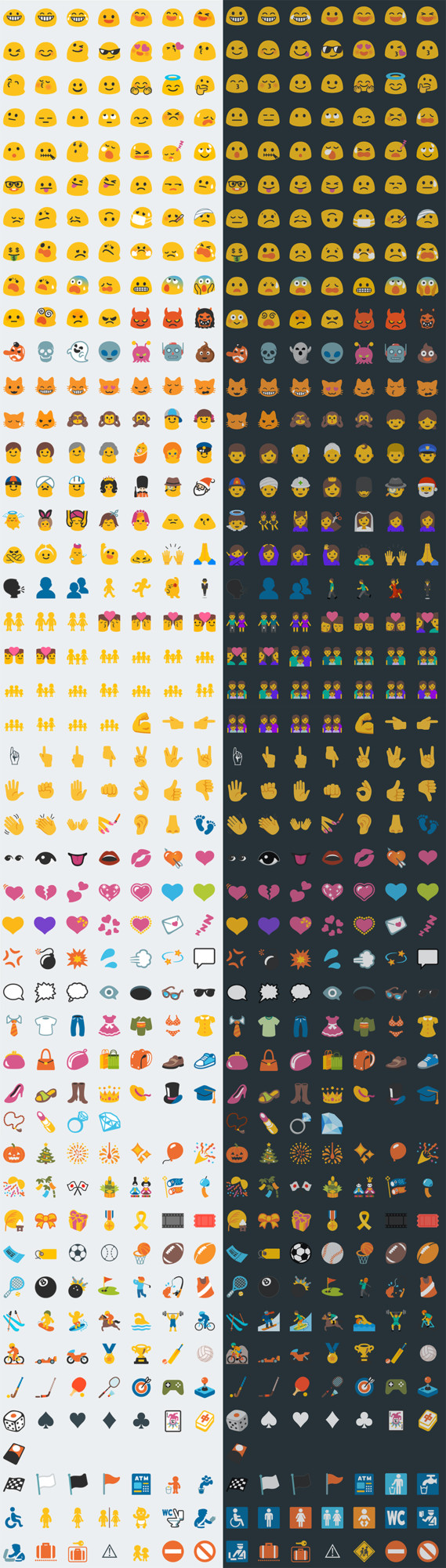 Así son los renovados emojis de Android N Developer Preview 2