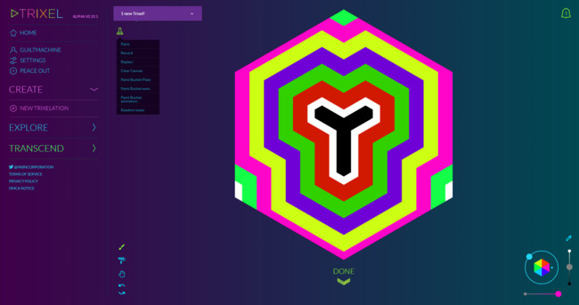 ¿Te gusta dibujar? Trixel es el Instagram del pixel art triangular