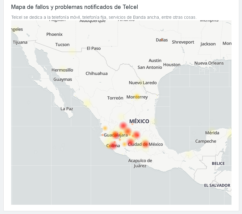 Telcel se cae en México: sus servicios de llamadas e internet móvil presentas fallas y deja sin ...