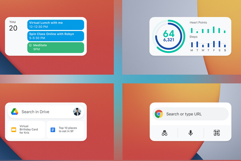 Google anuncia nuevos widgets para iOS: Gmail, Drive, Fit, Calendar y ...