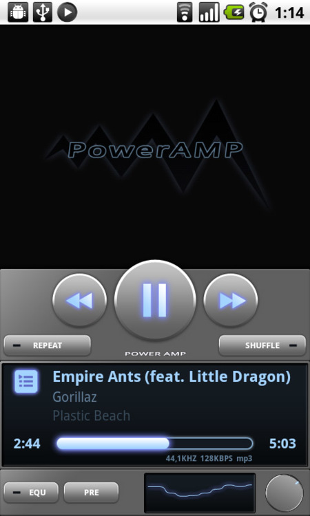 PowerAMP para Android, un nuevo y potente reproductor musical