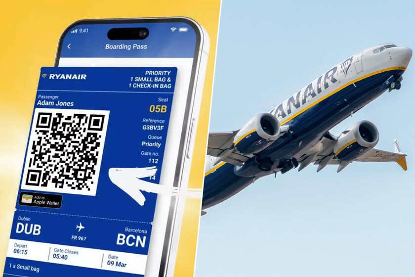 La Tarjeta de Embarque Digital de Ryanair ya es obligatoria: o instalas una app o no subes al ...