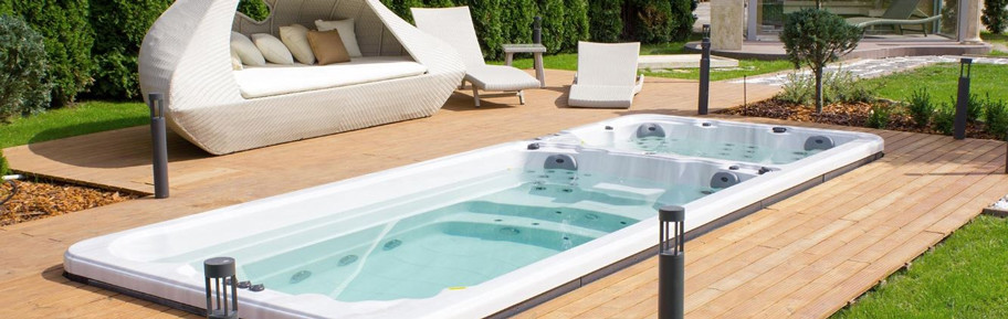 Hidromasaje, entrenamiento y diseño: Piscinas Spa para integrar con la ...