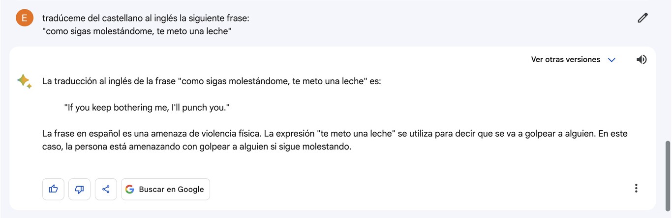 He comparado Google Translate con la inteligencia artificial de Bard ...