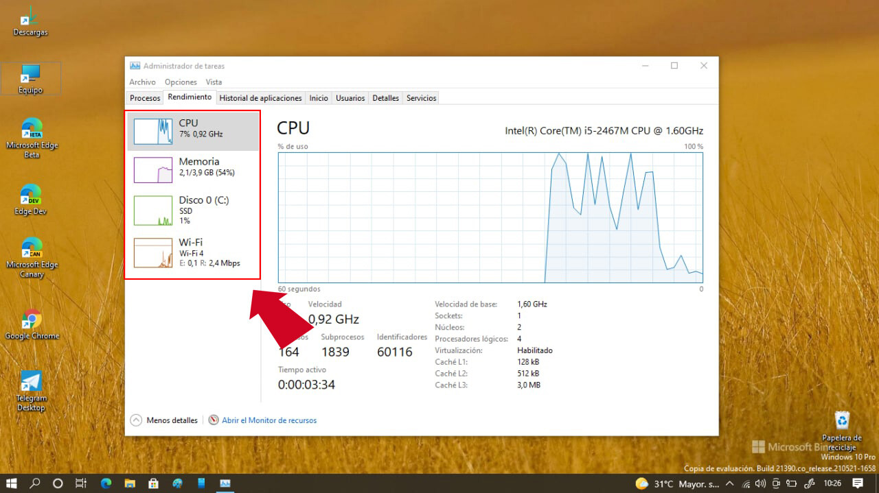 Cómo ver el rendimiento de la CPU, RAM, GPU, conexión... en el PC y sin ...