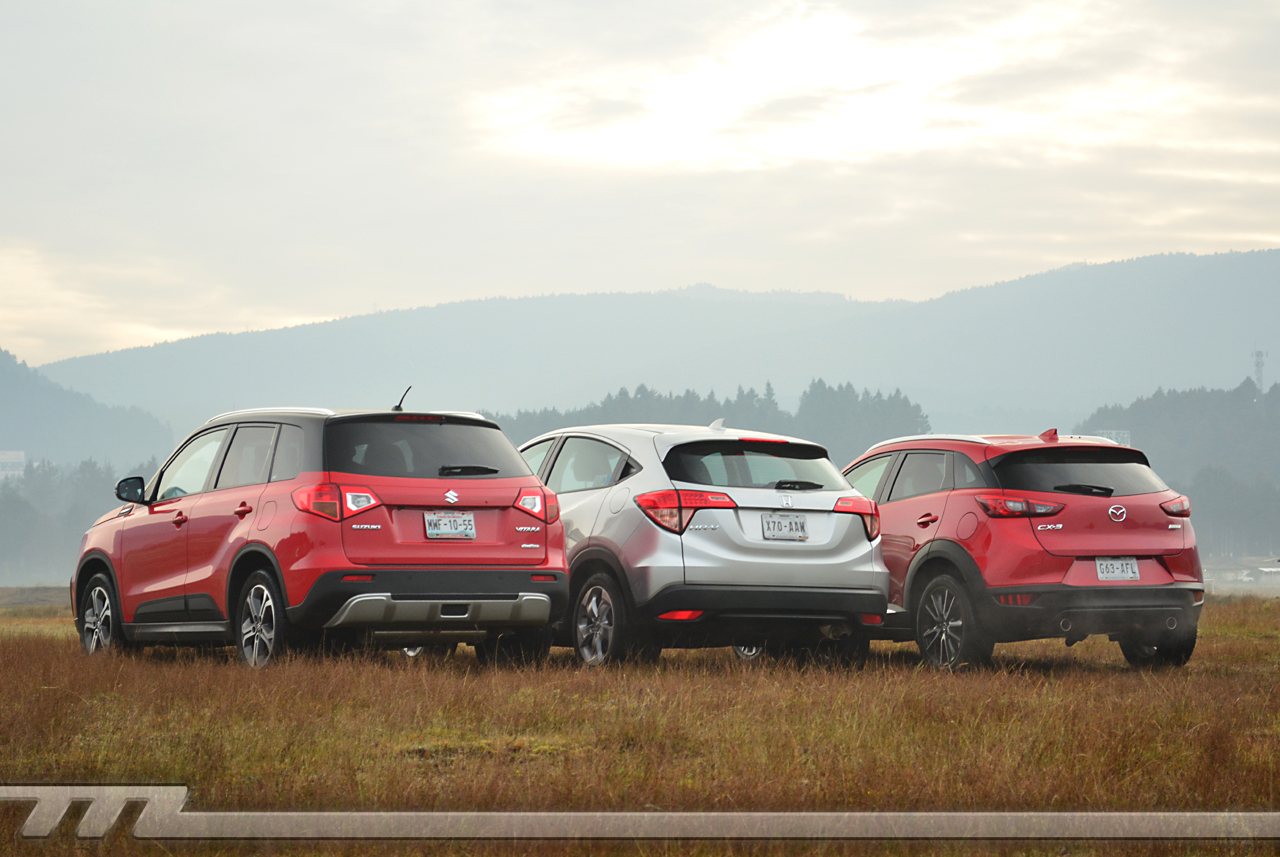Foto de Comparativa: Mazda CX-3 vs Suzuki Vitara vs Honda HR-V (17/53) Foto de Comparativa: Mazda CX-3 vs Suzuki Vitara vs Honda HR-V (17/53)