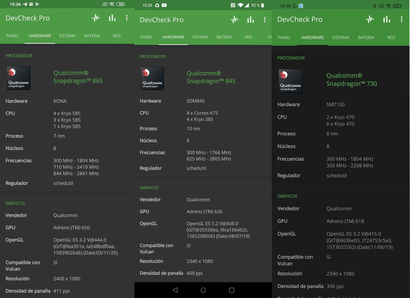 Cómo saber qué procesador incluye tu móvil Android o iPhone