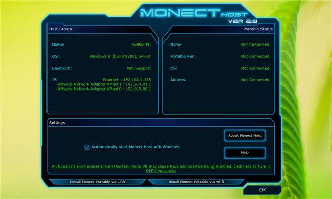 Monect, convierte tu smartphone en un singular mando de videojuegos