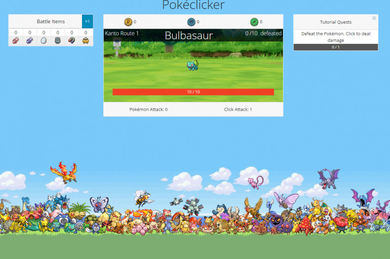 Este juego de Pokémon hace que un 'click' sea el golpe más efectivo ...